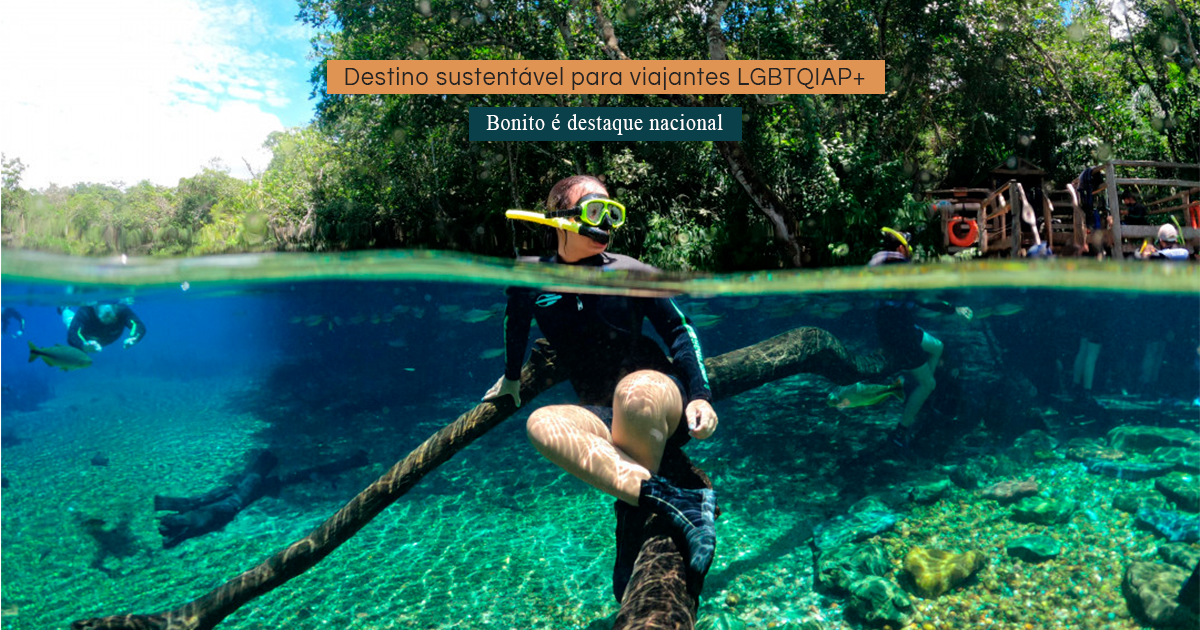 Destino sustentável para viajantes LGBTQIAP+ – Bonito é destaque nacional